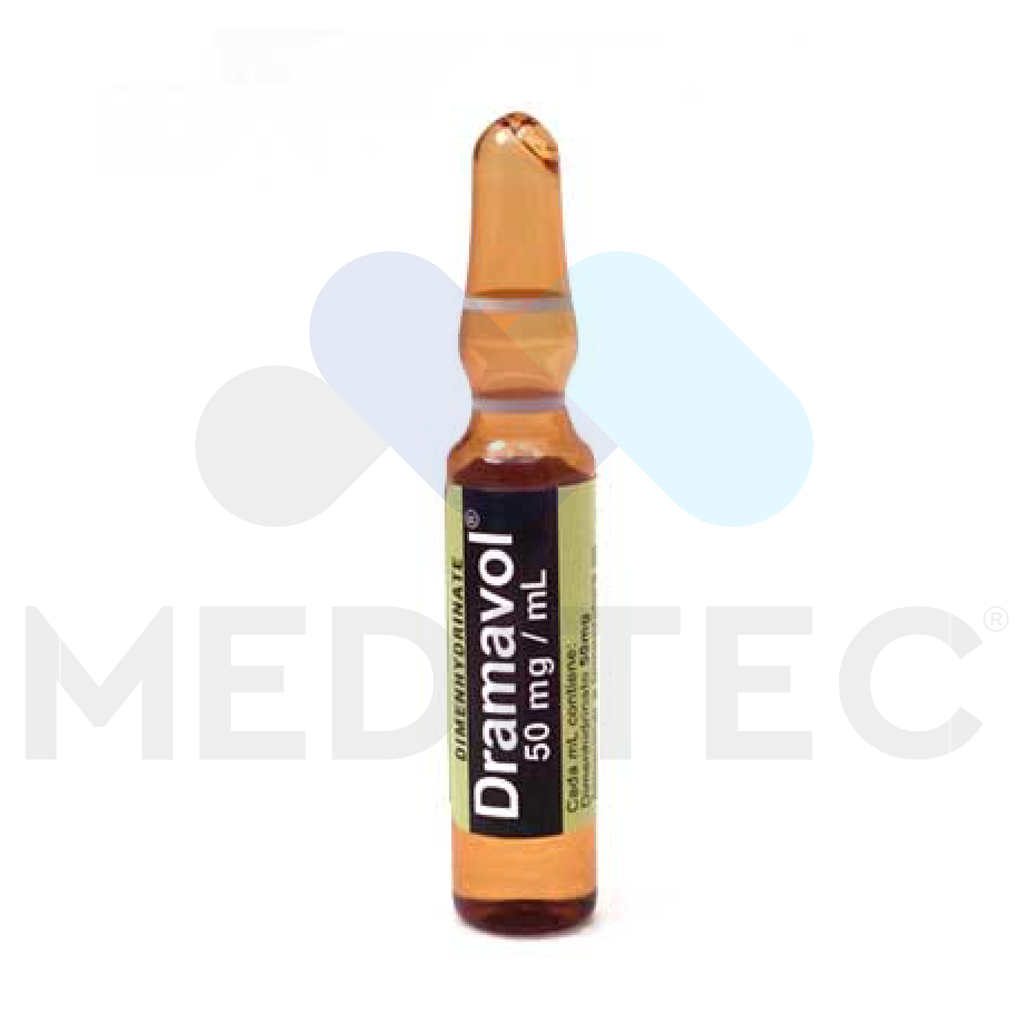 VIJOSA DRAMAVOL (DIMENHIDRINATO 50MG/2ML) X AMP 2ML | Website Prime