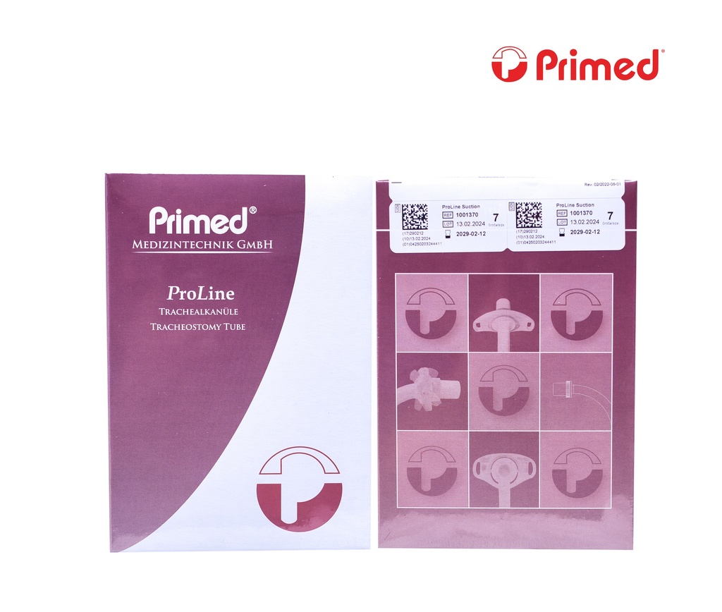 PRIMED CANULA TRAQUEOSTOMIA PROLINE SUCTION NO FENESTRADA #7 REF ...
