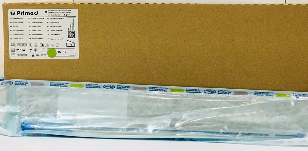 PRIMED CATETER TORAXICO CON TROCAR #32 REF/21054 | Website Prime